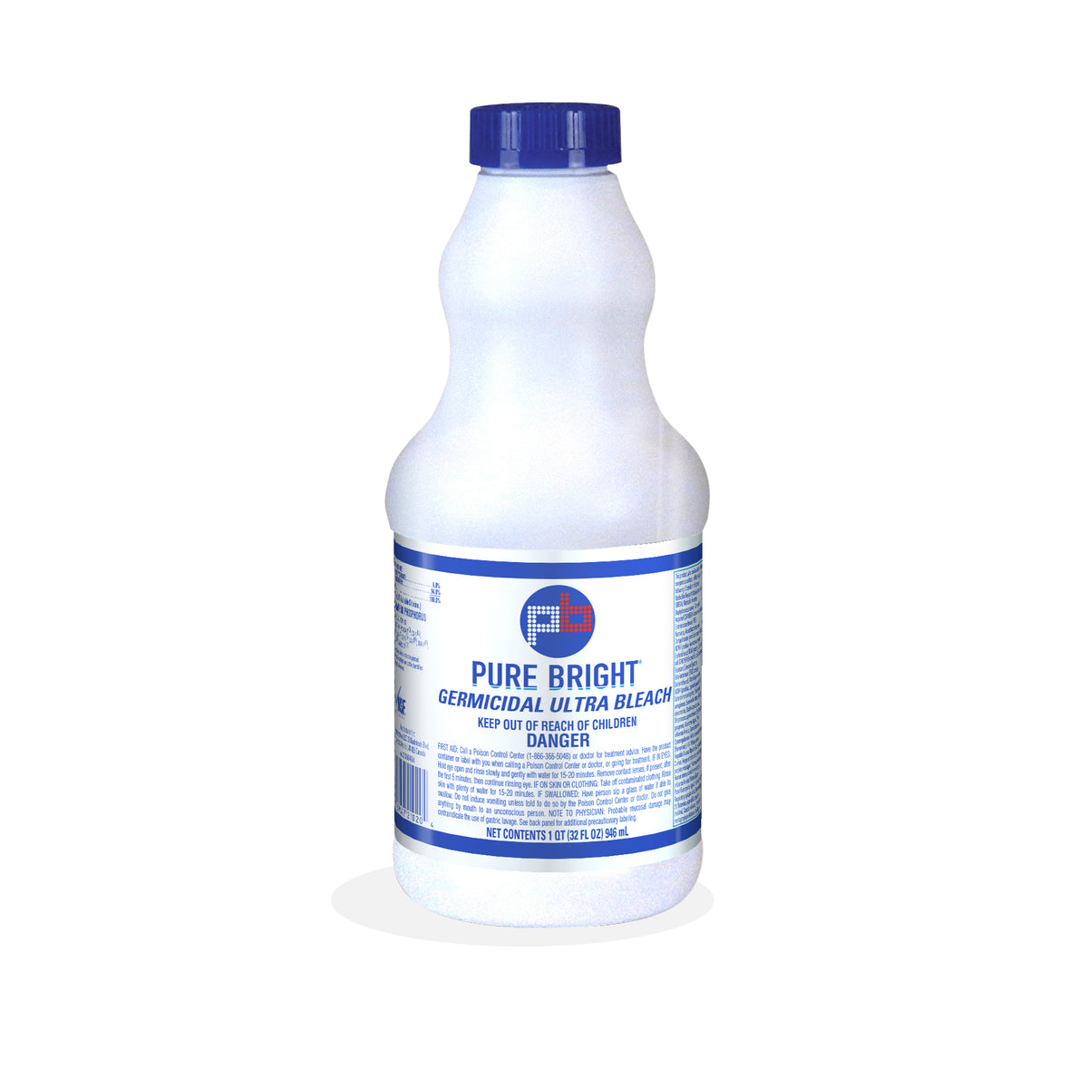 Pure Bright 6% Disinfectant Germicidal Laundry Bleach 32oz/ 12 count ...