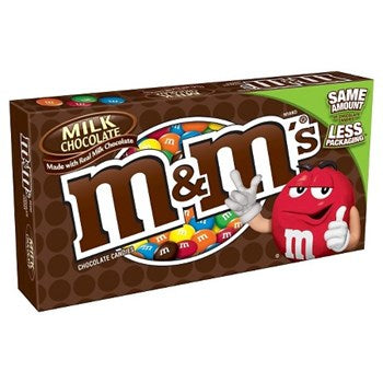 M & M Milk Chocolate Theater Box 3.1oz/ 12 Count – Gorman Distributors